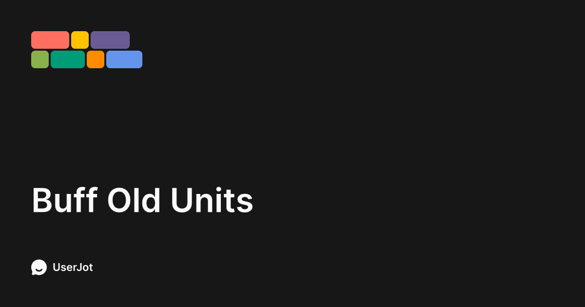 Buff Old Units | Toilet Tower Defense
