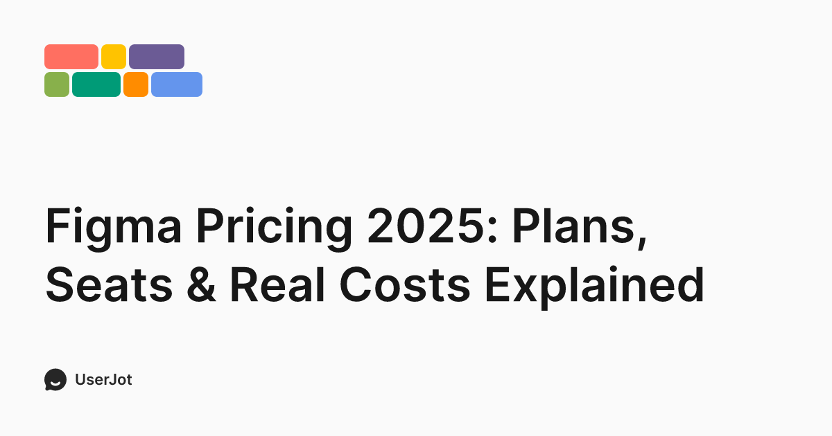 Figma Pricing 2025: Plans, Seats & Real Costs Explained - UserJot