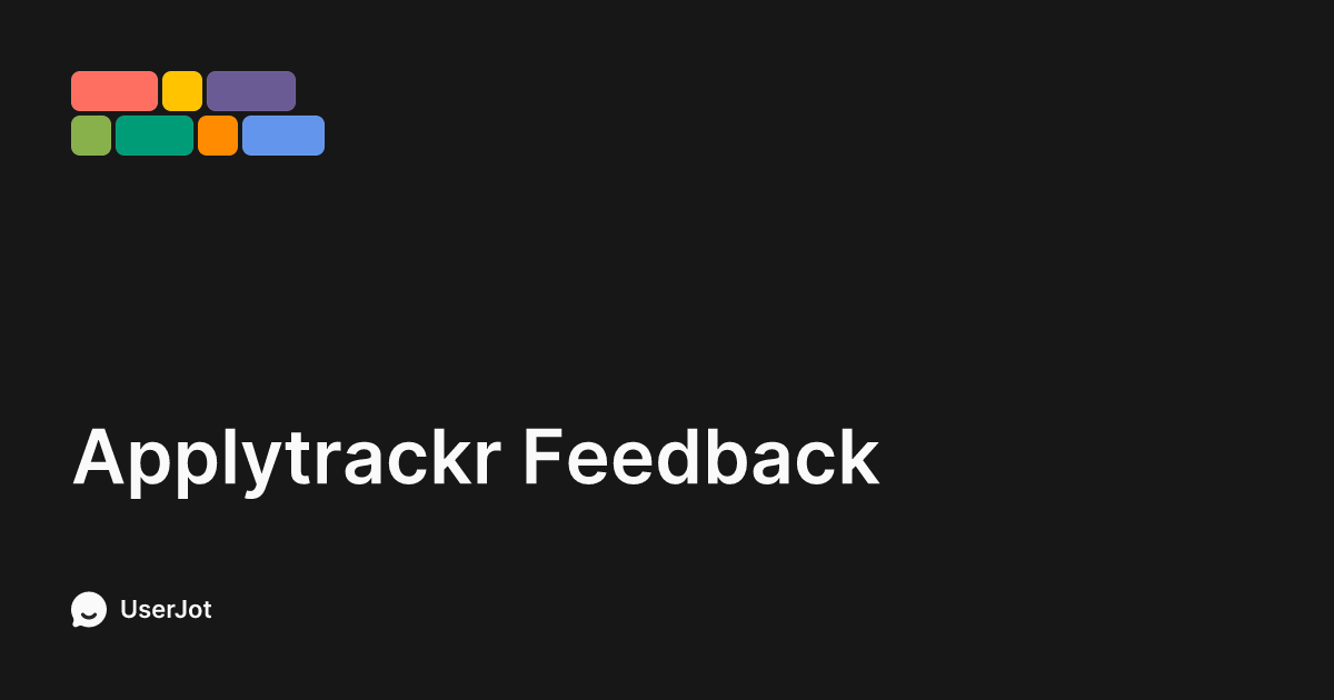 Feedback | Applytrackr