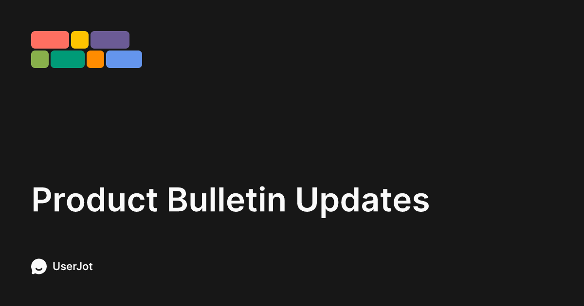 What’s New — as of September 26, 2025 | Product Bulletin